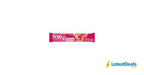 Foxs Favourites Jam N Cream Raspberry And Vanilla 150g £070 At Asda