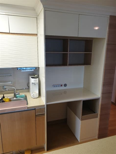김치냉장고자리 식기세척기 수납형 미니홈바 수납장 네이버 블로그