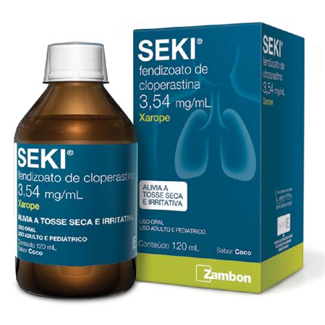 Seki Xarope 3,54mg/ml 120ml | Droga Raia