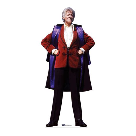 Sc566 John Pertwee Cardboard Cut Out Height 189cm Star Cutouts