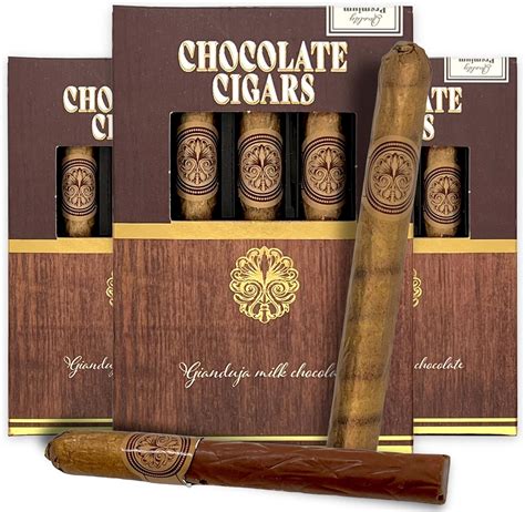 3 Paquetes De Cigarros De Chocolate Chocolate Chocolate Regalo De