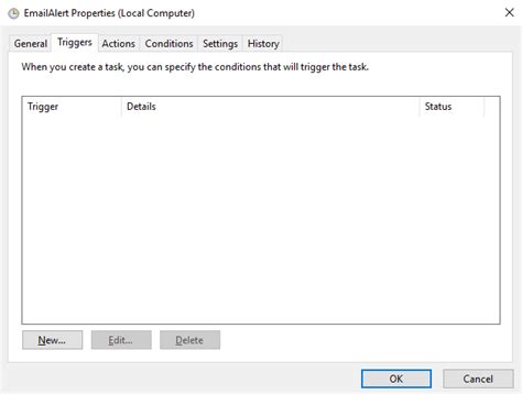 step by step how to trigger an email alert from windows performance