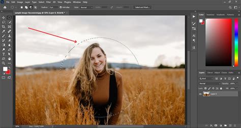 How To Crop Image In Circle Shape In Photoshop CC