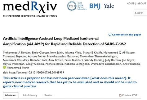Artificial Intelligence Assisted Loop Mediated Isothermal Amplification