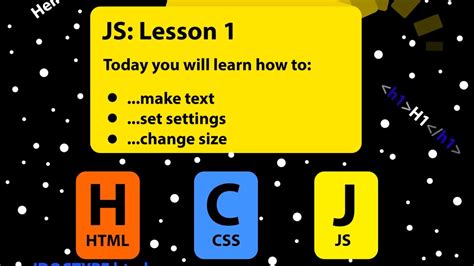 Javascript Lesson 1 Basics Youtube