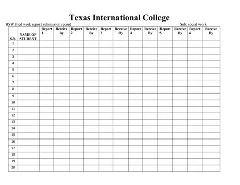 Assignment Record Formatdocx