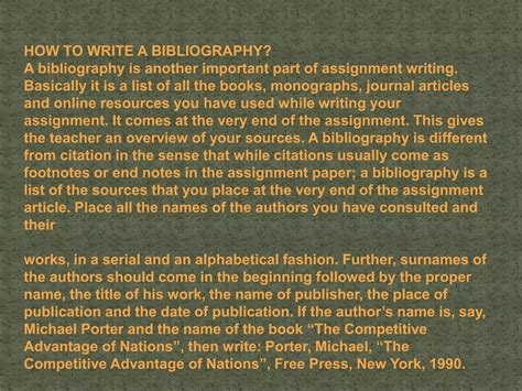 Assignment Writing Guide Ppt