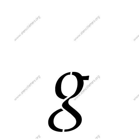 Formal Elegant Italic Uppercase And Lowercase Letter Stencils A Z 14 Inch Up To 36 Inch Printable