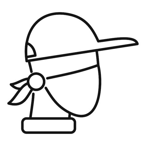 Premium Vector Masked Protester Icon Outline Masked Protester Vector Icon For Web Design