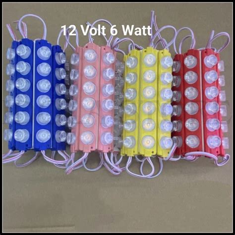 Jual Lampu Led Modul 6 Mata1x6 12 Volt 6 Wattmodul Led 6w 12v Super