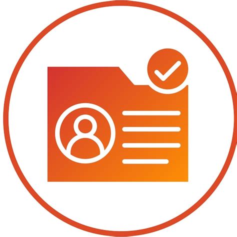 Premium Vector Vector Design Identity Verification Icon Style