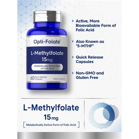 L Methylfolate 15mg 60 Capsules