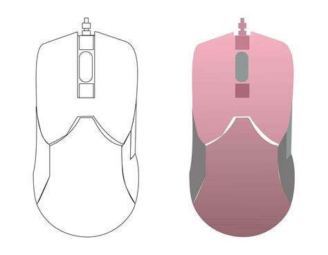Gaming Mouse Vector Illustration Icon Symbol Vector Art At Vecteezy