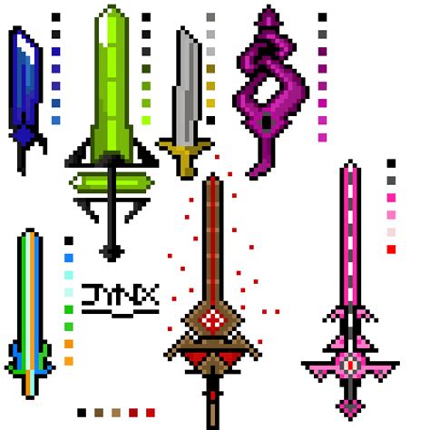Spreadsheet Pixel Art Minecraft Netherite Sword At Samuel Skeyhill Blog