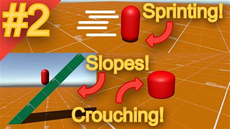 Sprinting Crouching And Slope Fix Bullet Game Devlog 2 Youtube