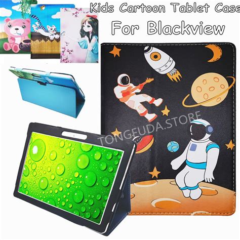 เคสแท็บเล็ต Pc 10 1 นิ้ว ลายการ์ตูน พร้อมขาตั้ง สําหรับ Blackview Tab 13 12 10 Pro Tab 8 9 8e 10