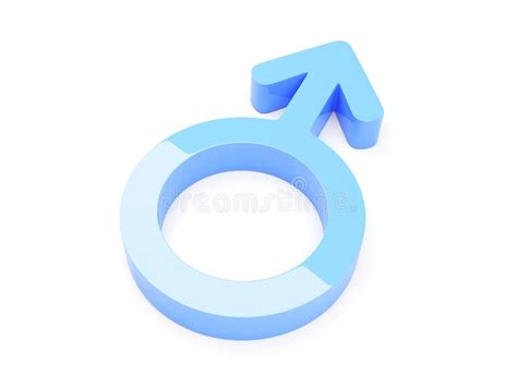 Male Blue Symbol 3d Stock Illustrations 9125 Male Blue Symbol 3d