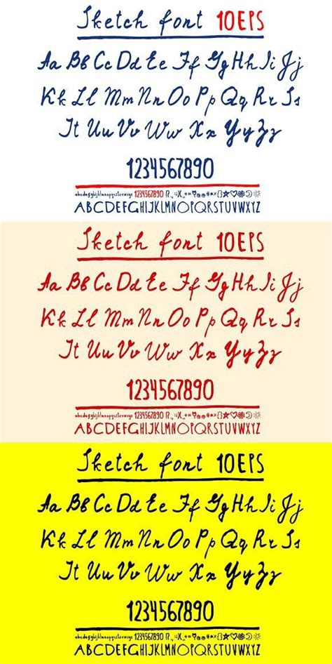 Sketch Font Sketches Script Fonts Lettering