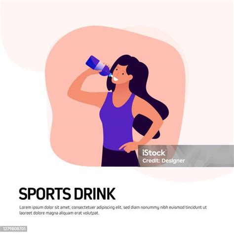 피트니스 및 운동 컨셉 배너 디자인 모던 플랫 스타일 벡터 일러스트레이션 건강한 생활방식에 대한 스톡 벡터 아트 및 기타 이미지 건강한 생활방식 근육 근육질 체격