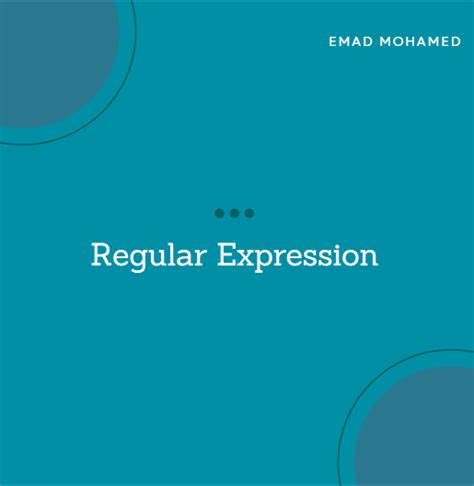 Regular Expression Positive Lookahead Abc By Emad Mohamed Jun