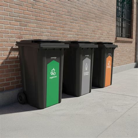 Combo Ecológico 3 Contenedores Con 2 Ruedas Plastik Gogic