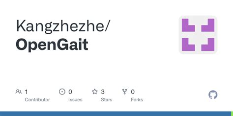 github kangzhezhe opengait