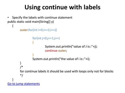 Control Flow Statements In Java Pptx Programming Languages Computing
