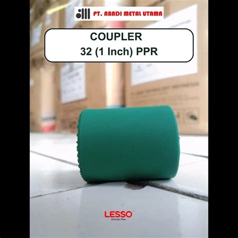 Fitting Ppr Coupler Ppr Lesso Soket Ppr Green 1 ¼ Inch 40 Mm