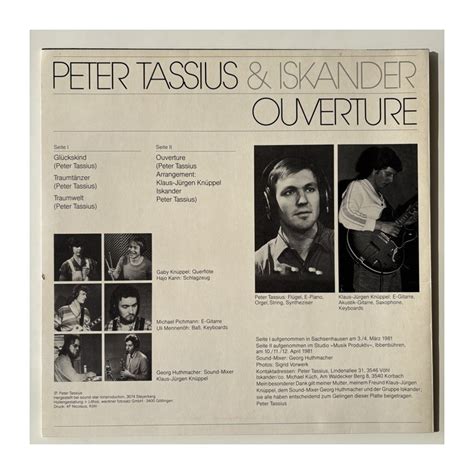 Peter Tassius And Iskander Ouverture