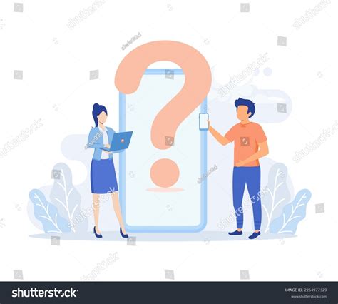 Customer Support Illustration Set Characters Using Stock Vector Royalty Free 2254977329
