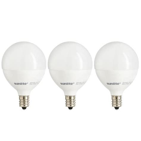 Sunlite 40295 Su G165led5wde12fres27k3pk Led G165 E12 Base