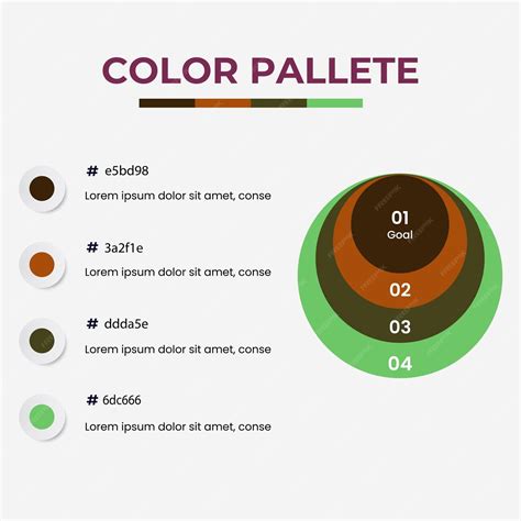 Premium Vector Set Vector Color Palette Samples Combination Of