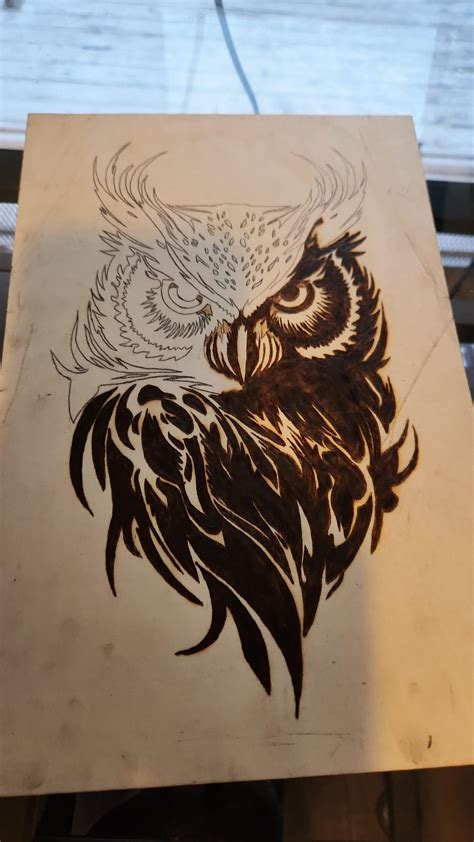 Owl Wip Rpyrography