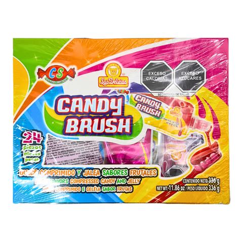 Paleta Candy Brush 24pz Las Delicias Dulcerías Abarroteras Vázquez
