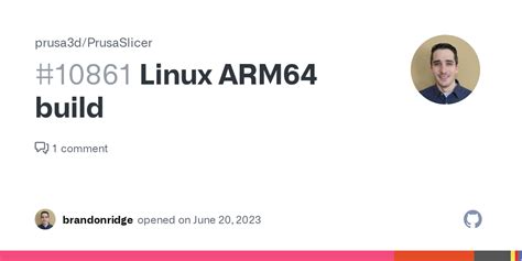 Linux Arm64 Build · Issue 10861 · Prusa3dprusaslicer · Github