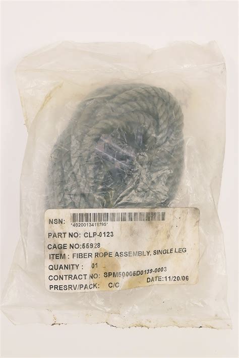 Us Army Humvee Antenna Guy Rope Fiber Rope Assembly Hmmwv M35a2 Hummer Truck Lomax Militaria