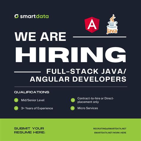Smart Data On Linkedin Jobalert Developerjobs Java Angular Techcareers Daytonjobs