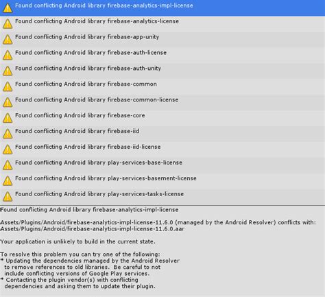 Firebase And Gradle Build Issue Googlesamples Unity Jar Resolver Github