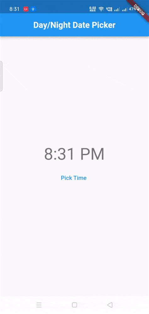 How To Implement Day Night Time Picker In Flutter Do Somthings