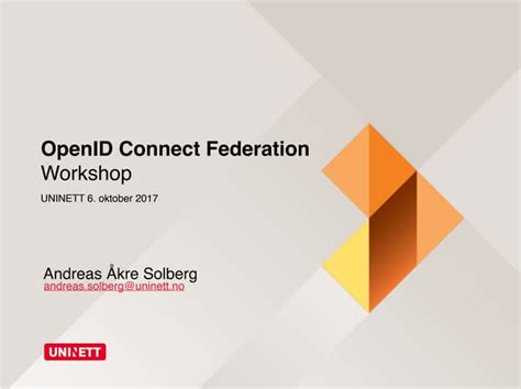 openid connect federation ppt