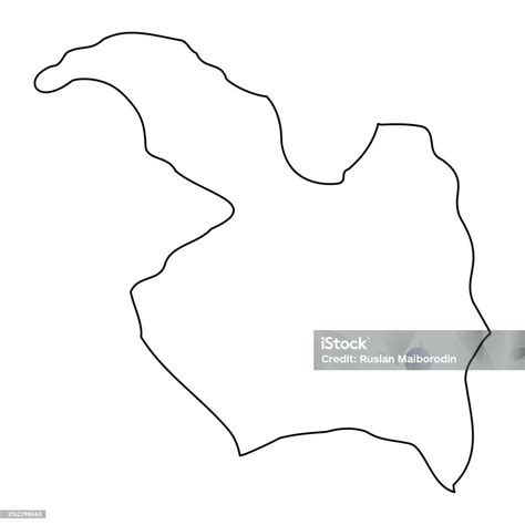 Mosta District Map Administrative Division Of Malta Vector Illustration