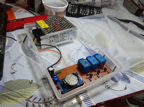 PCB RANGKAIAN TIMER TERPROGRAM 3 CHANNEL DENGAN CHIP ESP 8266 SET TIMER VIA BROWSER TANPA