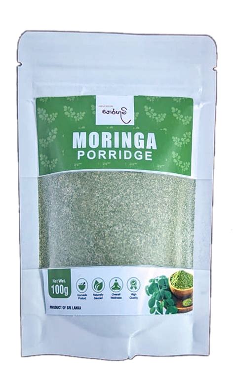 Moringa Poridge SĀra BhŪmi මුරුංගා කැද 100g Spirit Of Arya Ceylon