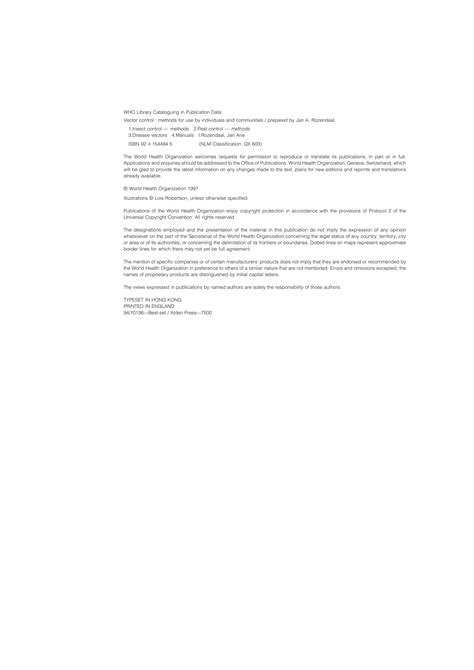 vector control pdf