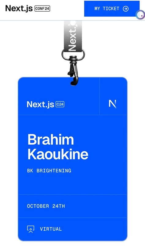 brahim kaoukine on linkedin nextjsconf webdevelopment react