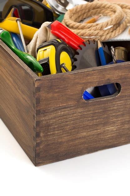 Premium Photo Set Of Tools And Instruments In Toolbox