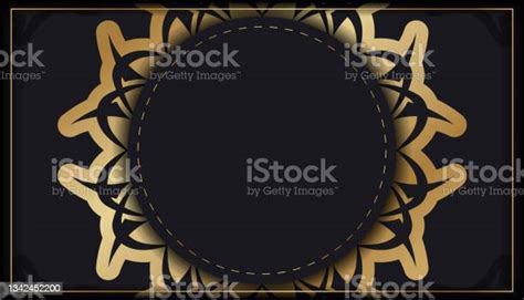 타이포그래피를 위해 준비된 고급스러운 골드 장식이 있는 블랙 의 축하 플라이어 0명에 대한 스톡 벡터 아트 및 기타 이미지 0명 골동품 기하 도형 Istock