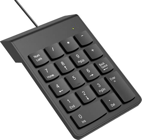 Usb Numeric Keypad Numpad Portable Slim Mini 10 Key Number Pad Keyboard For Laptop Desktop