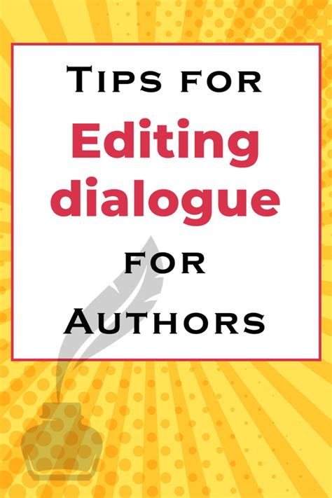 Help For Writers On Editing Dialogue Byrd Nash Official Website Of Author Byrd Nash