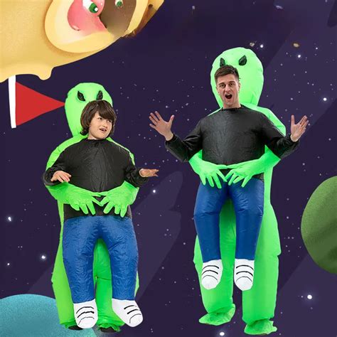 Inflatable Costume Alien Monster Funny Suit Scary From Uledemode